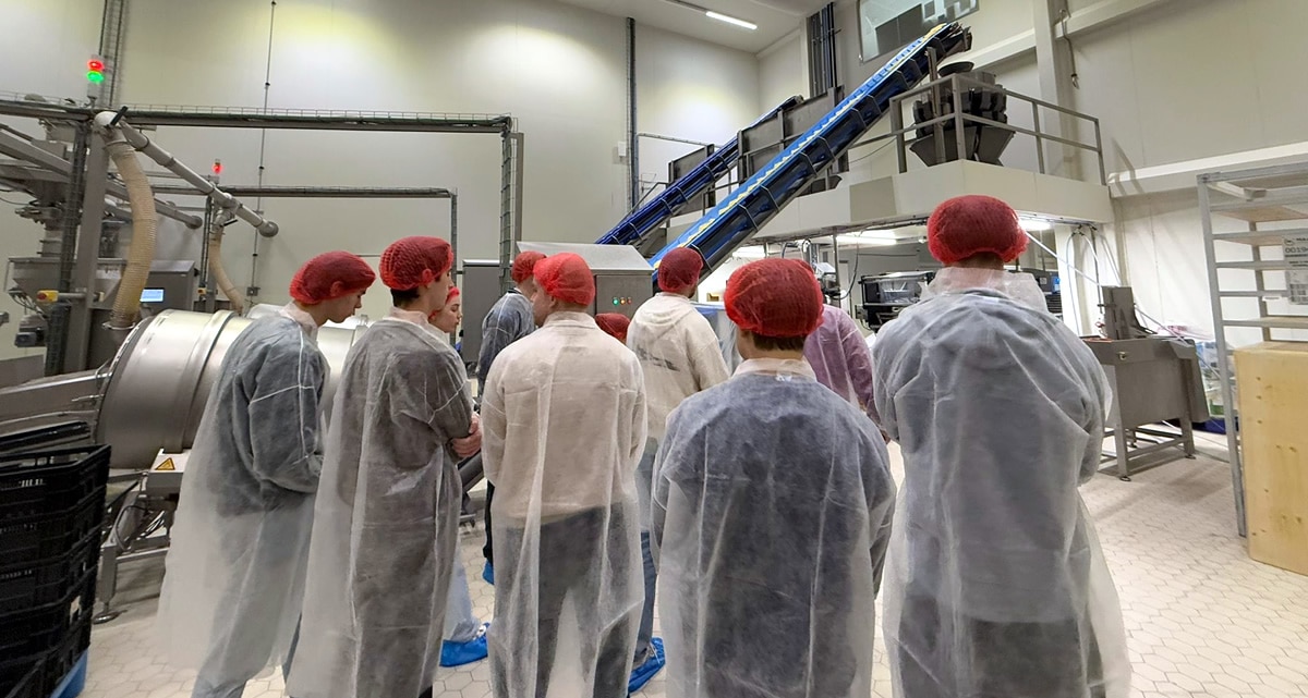 Ayal Kaas ontvangt studenten van opleiding Food Commerce & Technology ...