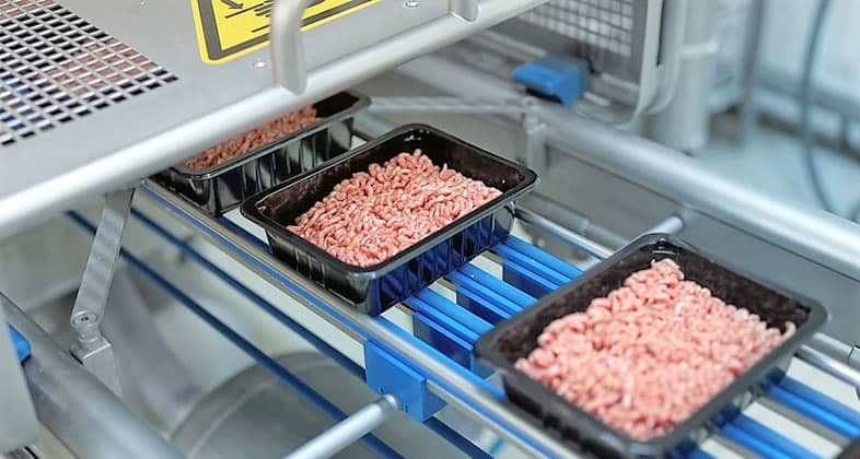 Turkse fabrikant verpakt vlees onder beschermende atmosfeer met Sealpac ...